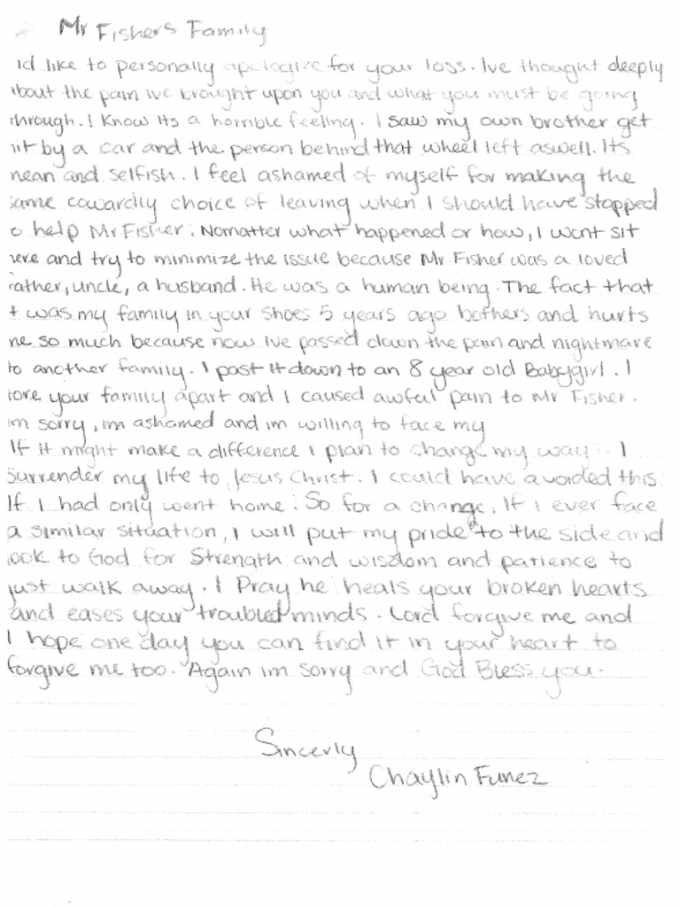 Chaylin Funez Letters | PDF