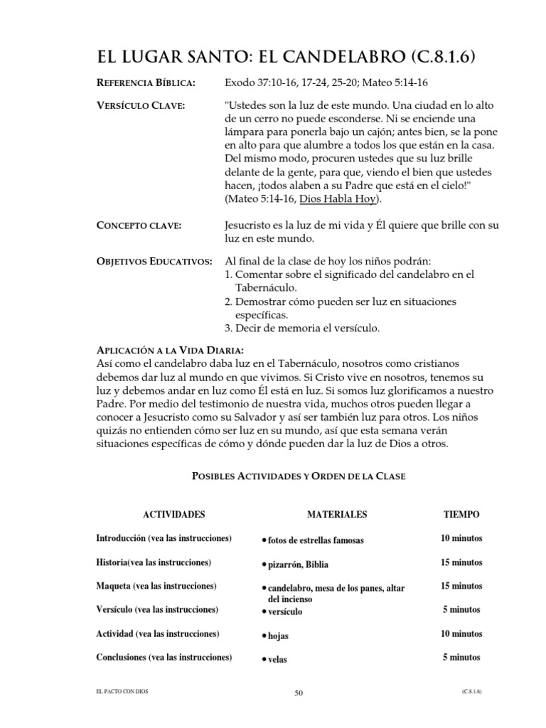 El Lugar Santo | PDF | Cristo (título) | Biblia