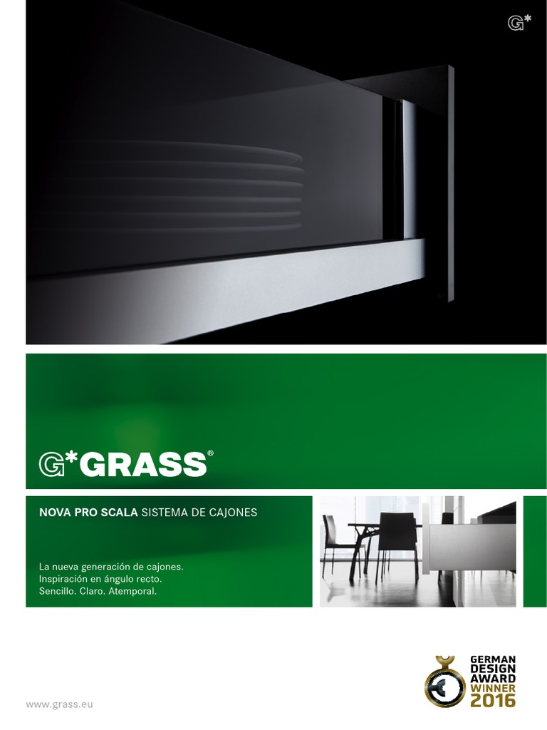 Grass Catalogo Nova Pro Scala Es | PDF | Diseño | Aluminio