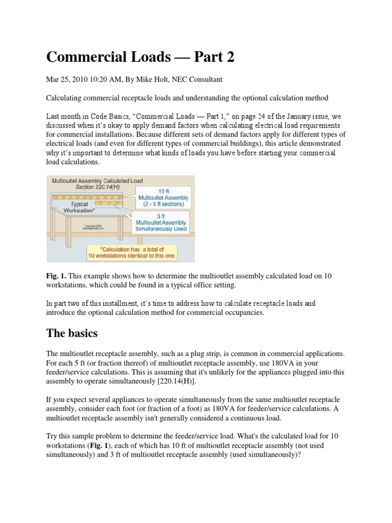 Commercial Loads Part 2 | PDF | Electromagnetism | Manufactured Goods