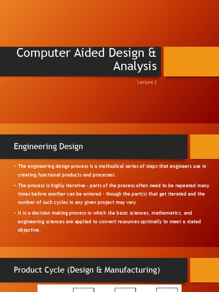 Computer Aided Design & Analysis | PDF