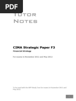 CIMA Management Case Study Analysis | PDF | Business