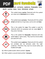 Hazard Symbols Worksheets | PDF | Toxicity | Poison