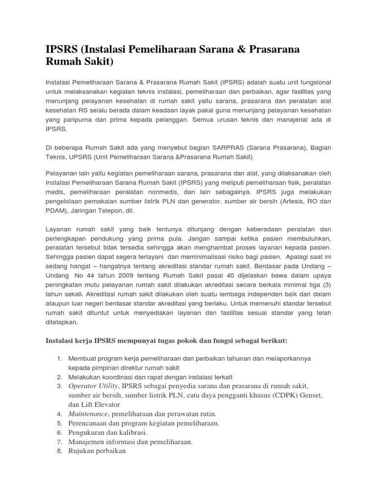 Uraian Tugas IPSRS | PDF