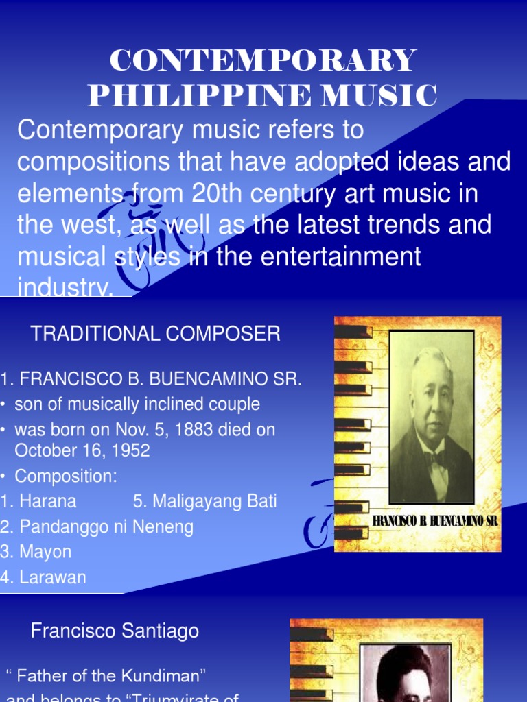 Contemporary Philippine Music | PDF
