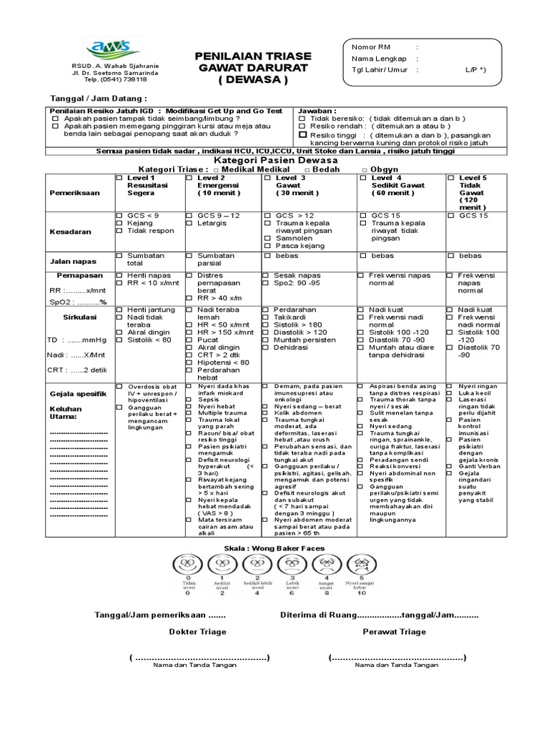 Penilaian Triase Dewasa Dan Anak | PDF