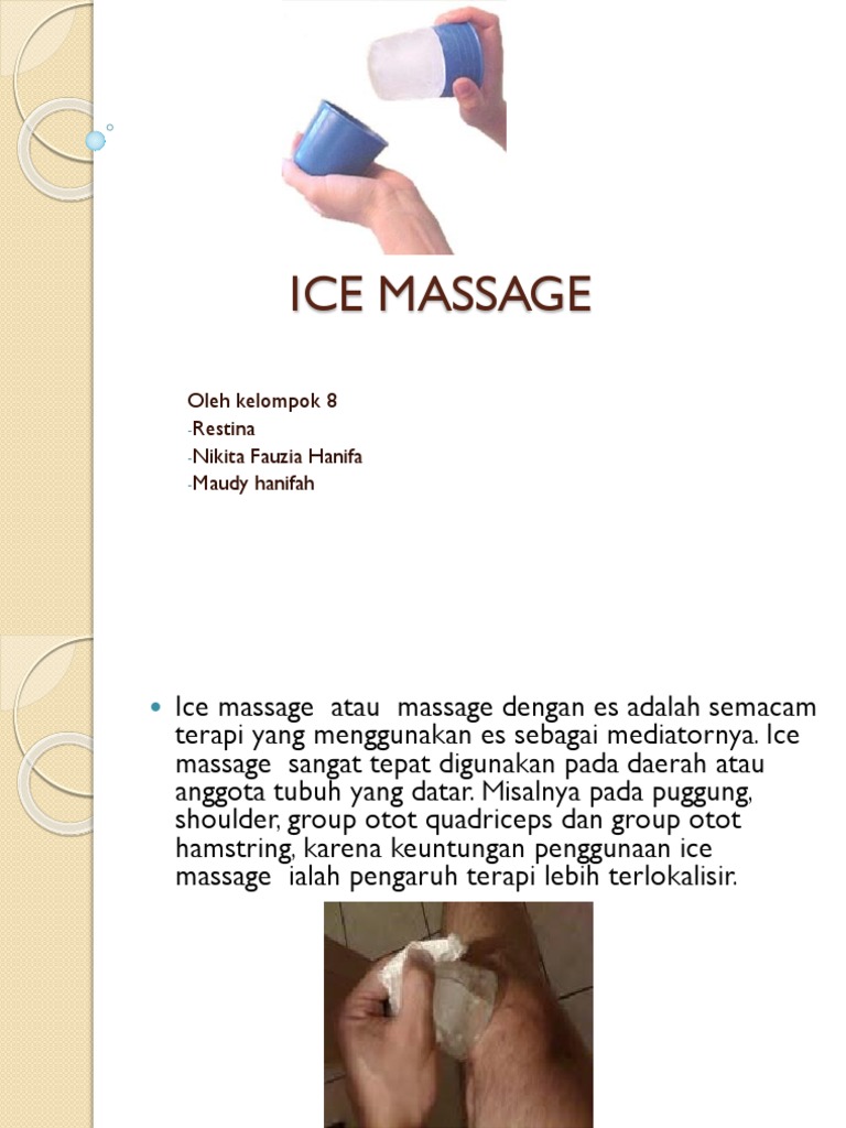 Terapi Ice Massage untuk Nyeri Otot | PDF