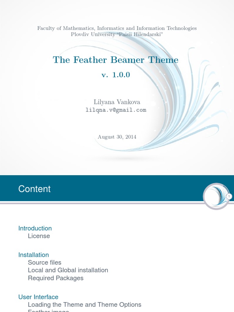 Beamer Template 2 | PDF | Computer File | Computing
