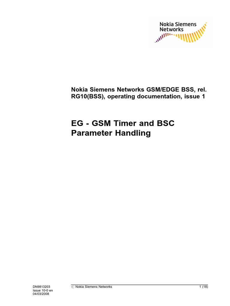 BSC Timer Value and | PDF | Parameter (Computer Programming) | Trademark