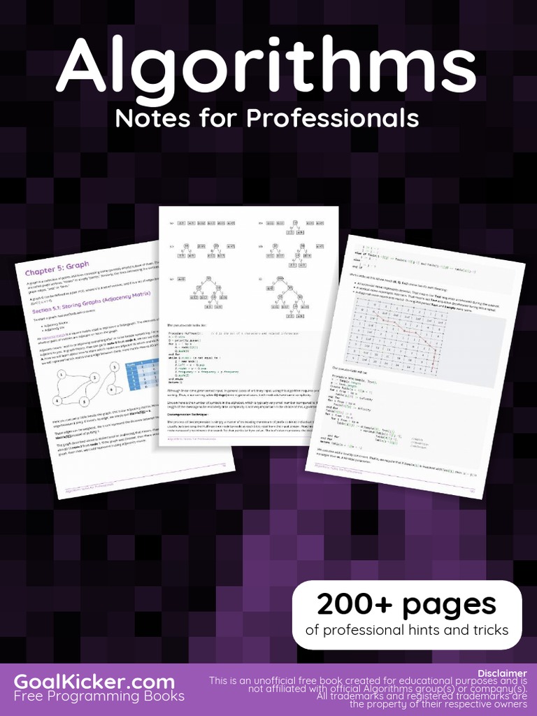 Algorithms Notes For Professionals | PDF | Time Complexity | Algorithms ...