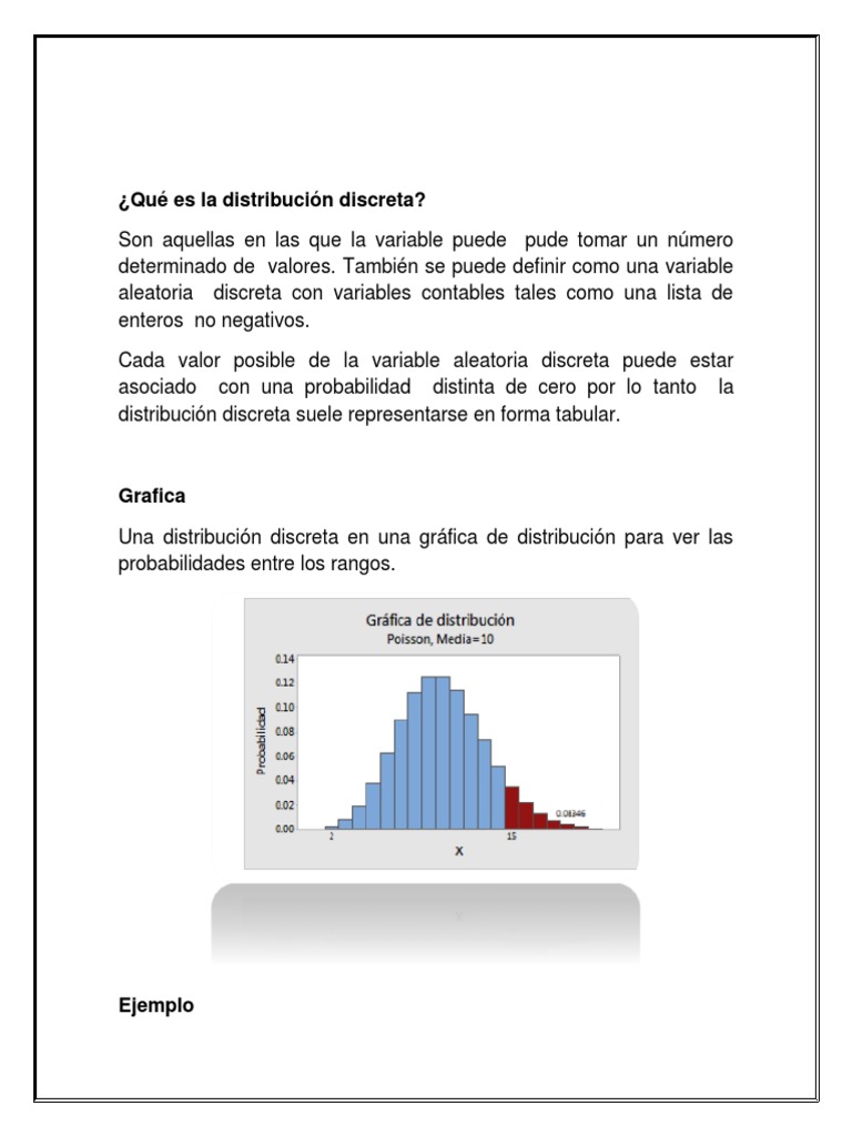 Distribucion Discreta | PDF