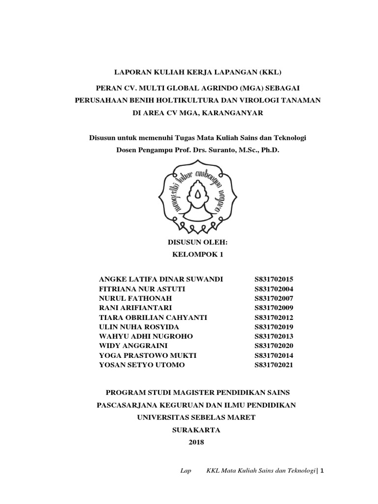 Peran CV Multi Global Agrindo di KKL | PDF