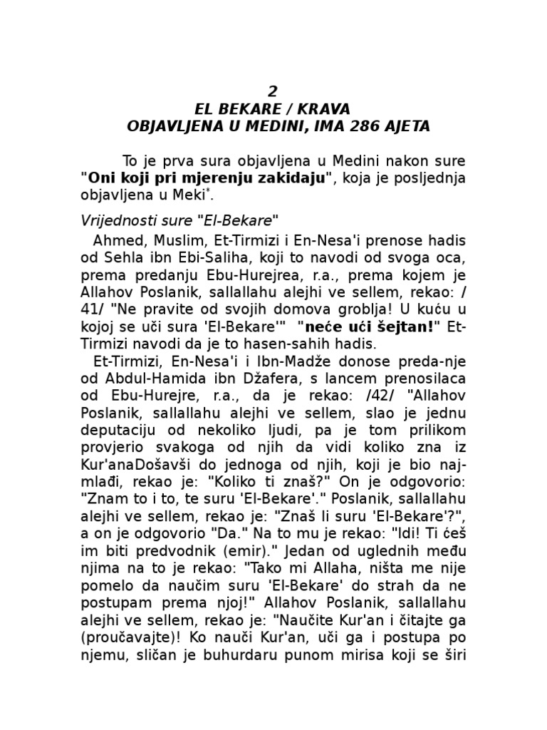 2 El-Bekare | PDF