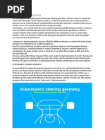 Ackermann Steering Geometry | PDF | Vehicles | Vehicle Technology
