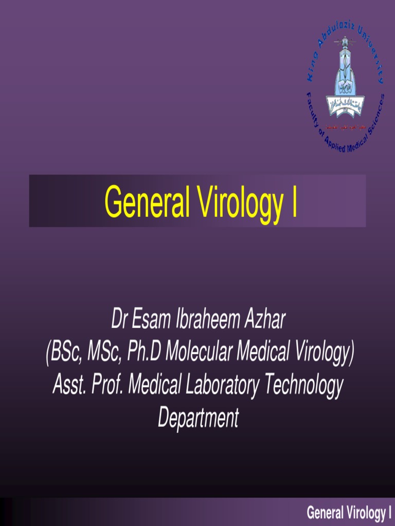 General Virology I: History and Structure of Viruses | PDF | Virology ...