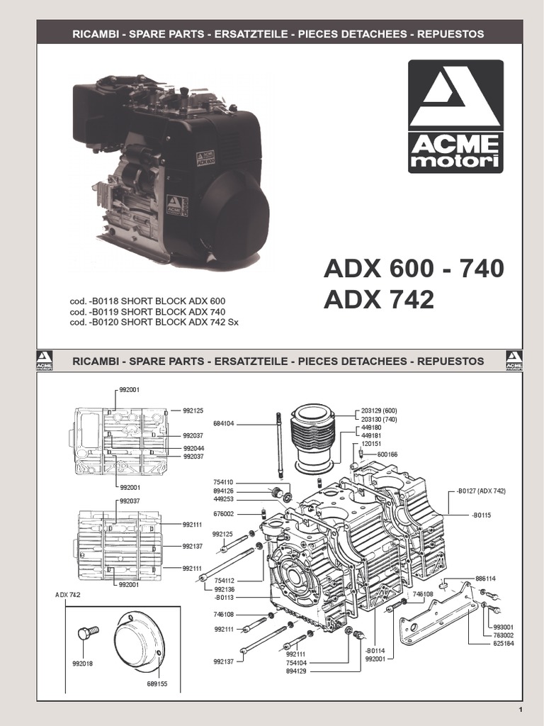 Acme Adx 600 - 740 | PDF