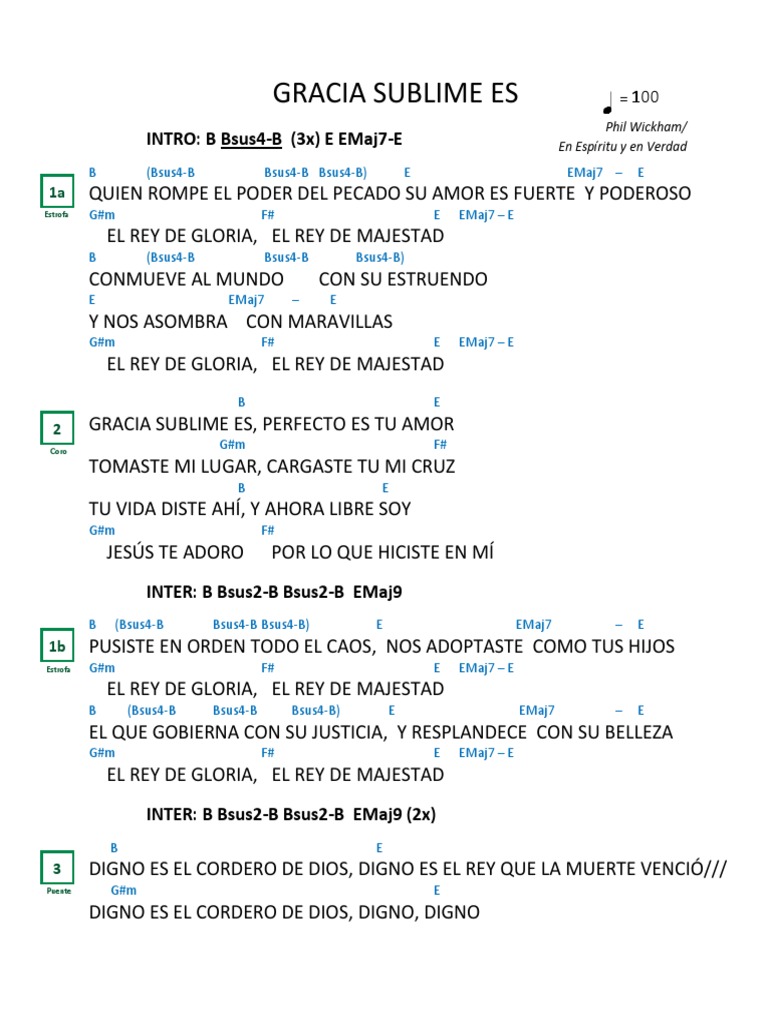 12. Gracia Sublime Es - En Eyv | Música en español | Deportes