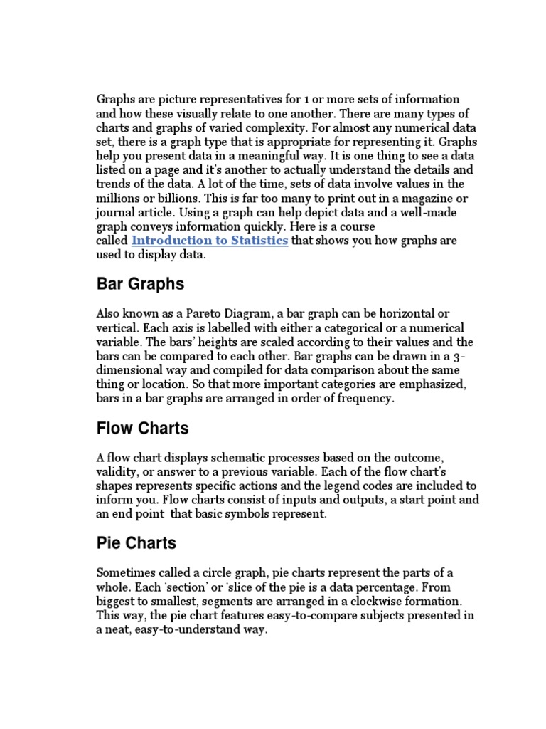 Types of Graphs and Their Uses | PDF | Chart | Scatter Plot