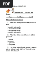 Lens Ray Diagram Practice Worksheet | PDF
