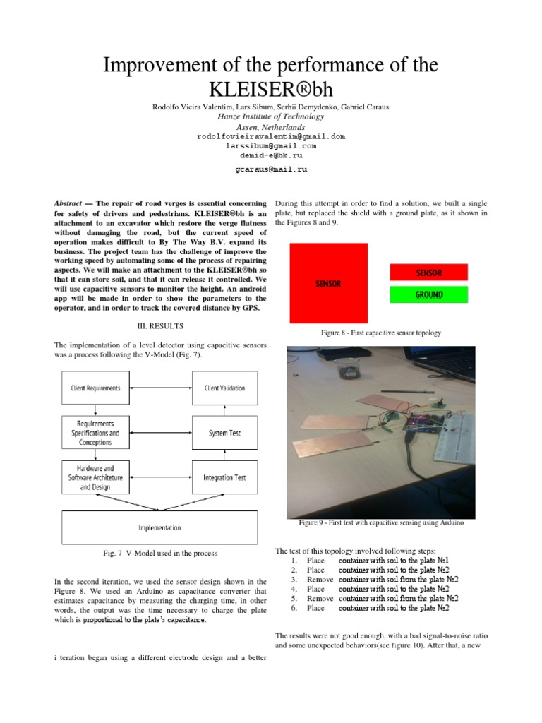 Capacitive Sensor Pdf Touchscreen Equipment