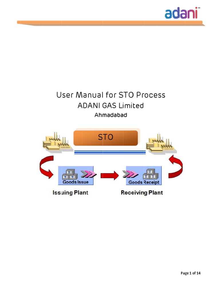 User Manual For STO Process | PDF | Invoice | Business Documents