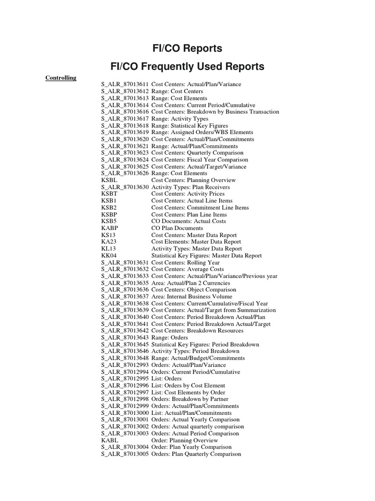 FI Report Programs | PDF | Debits And Credits | Accounts Payable