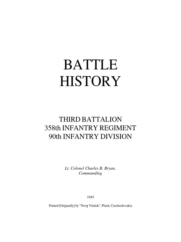 3 D BN 358 | PDF | Company (Military Unit) | Battalion