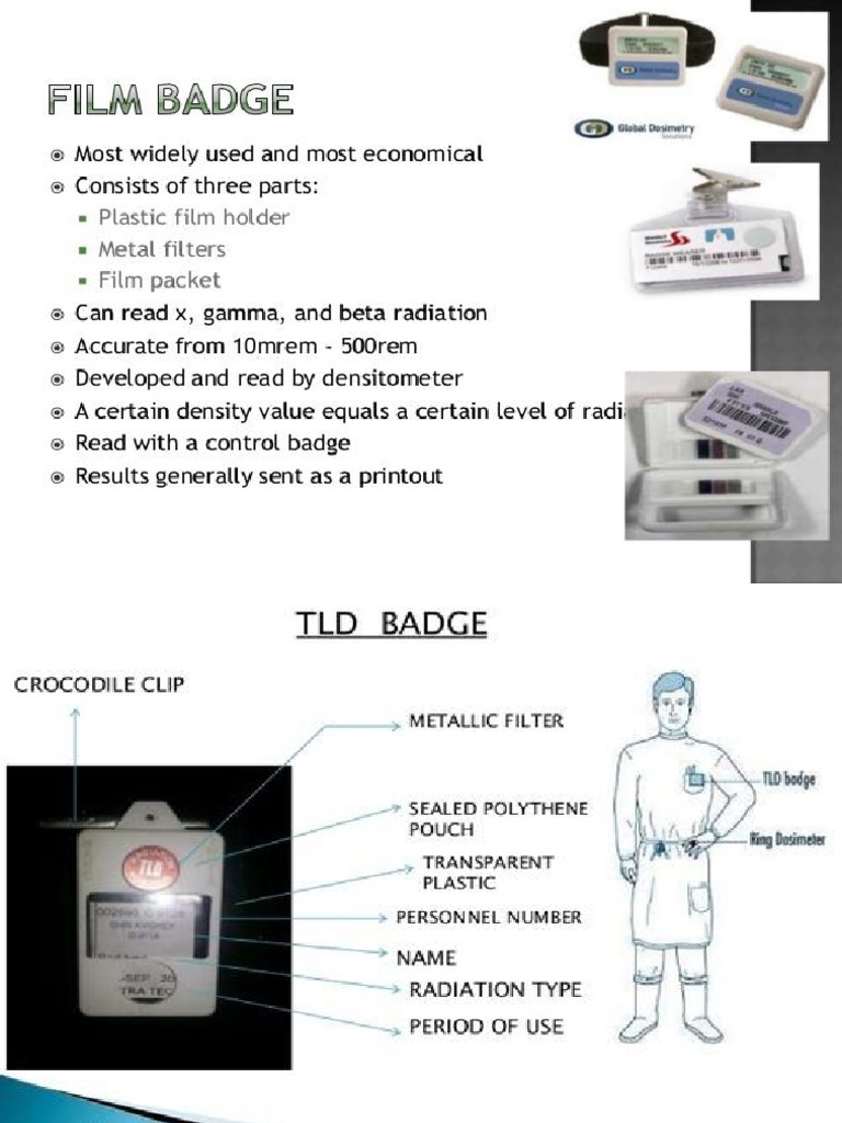Film Badge - Dosimeter | PDF