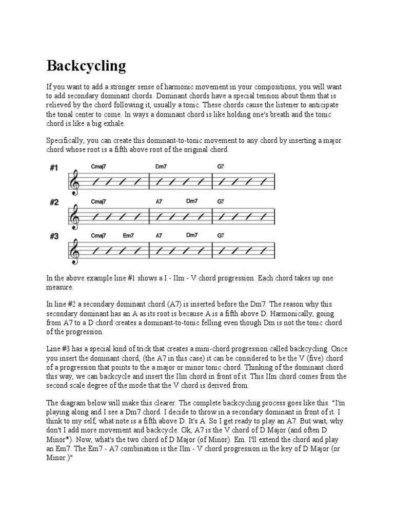 Easy Music Theory | PDF | Chord (Music) | Minor Scale