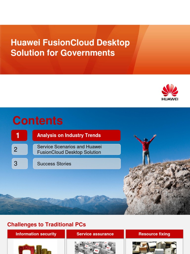 Huawei FusionCloud Desktop Solution Overview Presentation (For ...