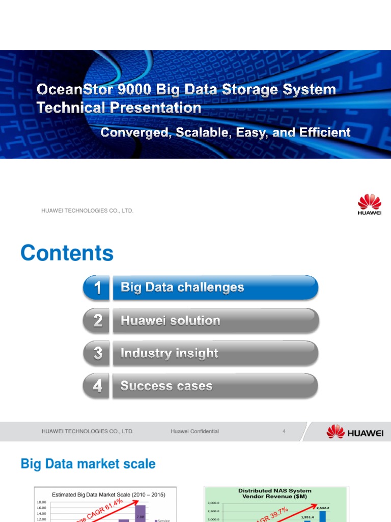 Huawei OceanStor 9000 Technical Presentation | PDF | Big Data ... Huawei OceanStor 9000 Technical Presentation | PDF | Big Data ...