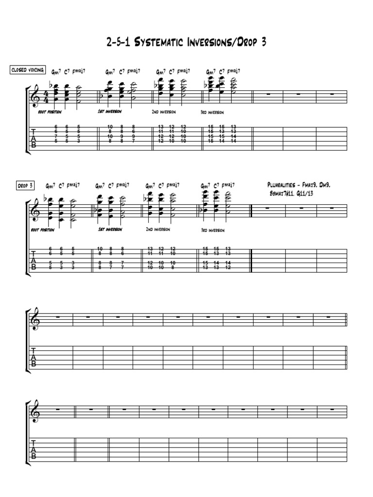 Drop 3 - Full Score | PDF | Harmony | Notation