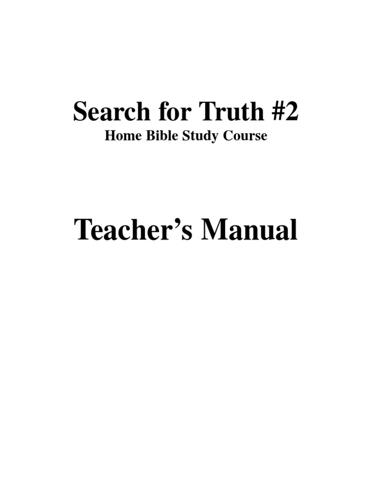 Search for Truth 2 | Old Testament | Bible