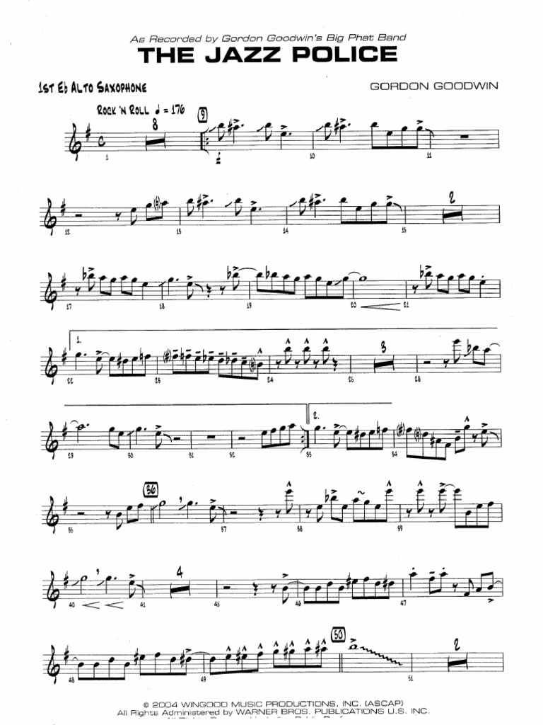 Jazz Police - FULL Big Band - Goodwin - Gordon Goodwins Big Phat Band ...