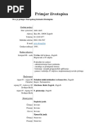 Pisanje Biografije | PDF