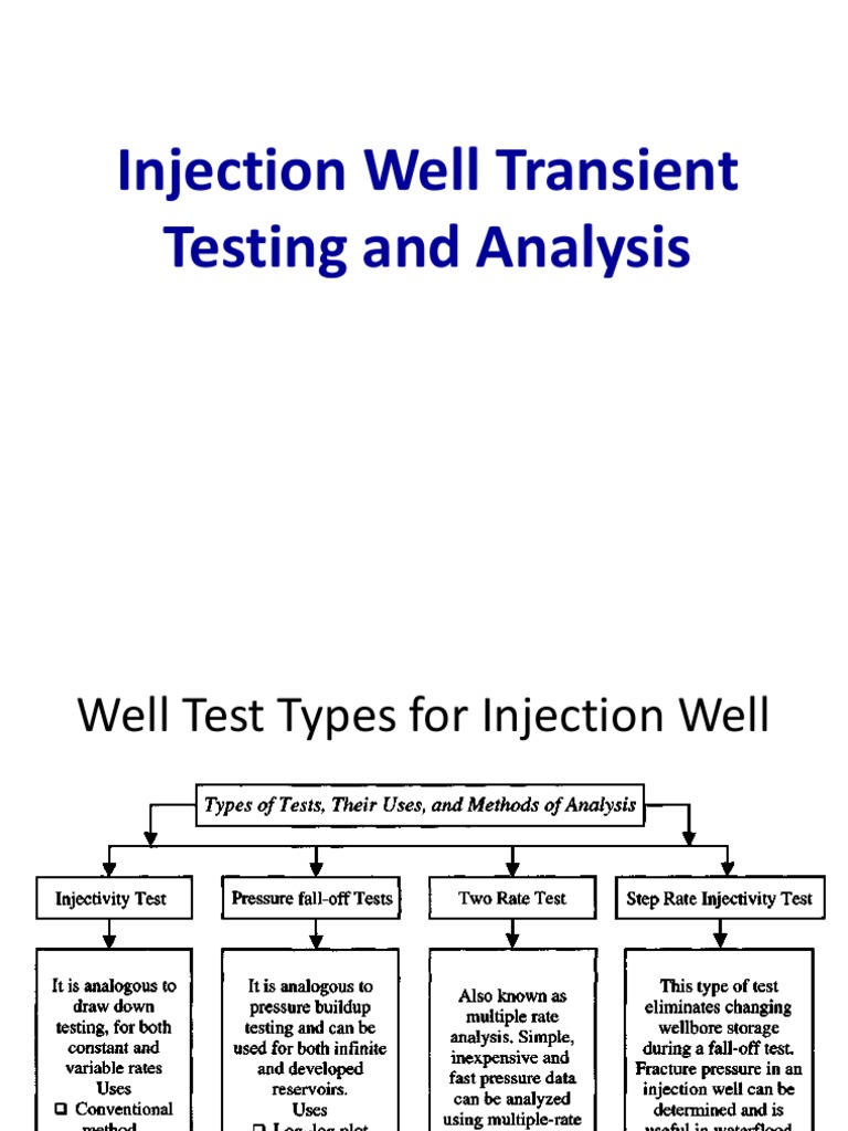 Injection Well Testing and Analysis | PDF | Petroleum Reservoir ...