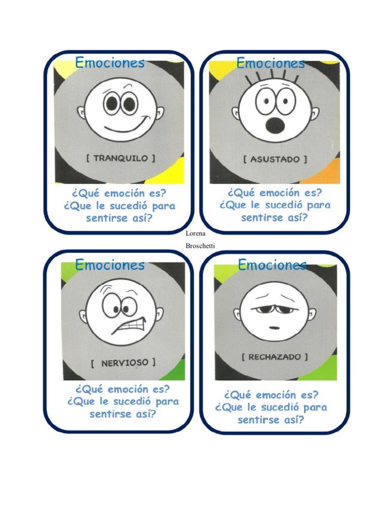 Emociones Recortables | PDF