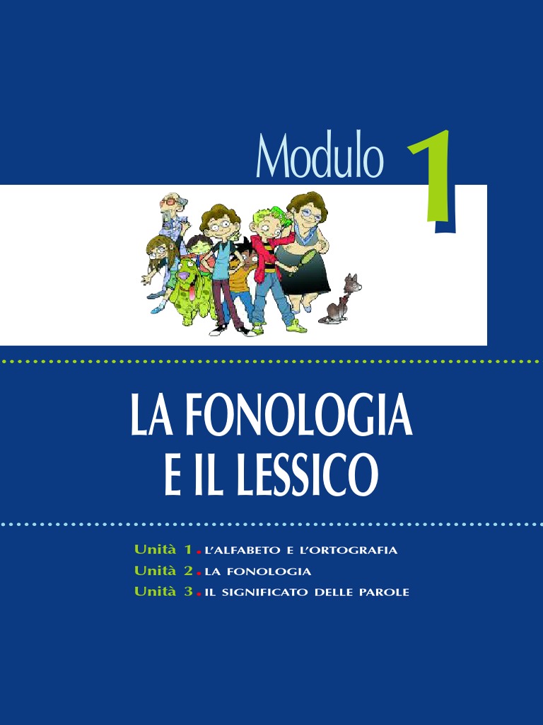 1 Fonologia e Lessico | PDF