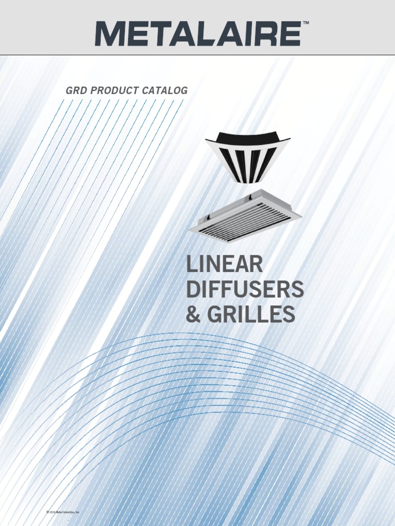 Linear Diffusers & Grilles: GRD Product Catalog | PDF | Hvac | Building ...