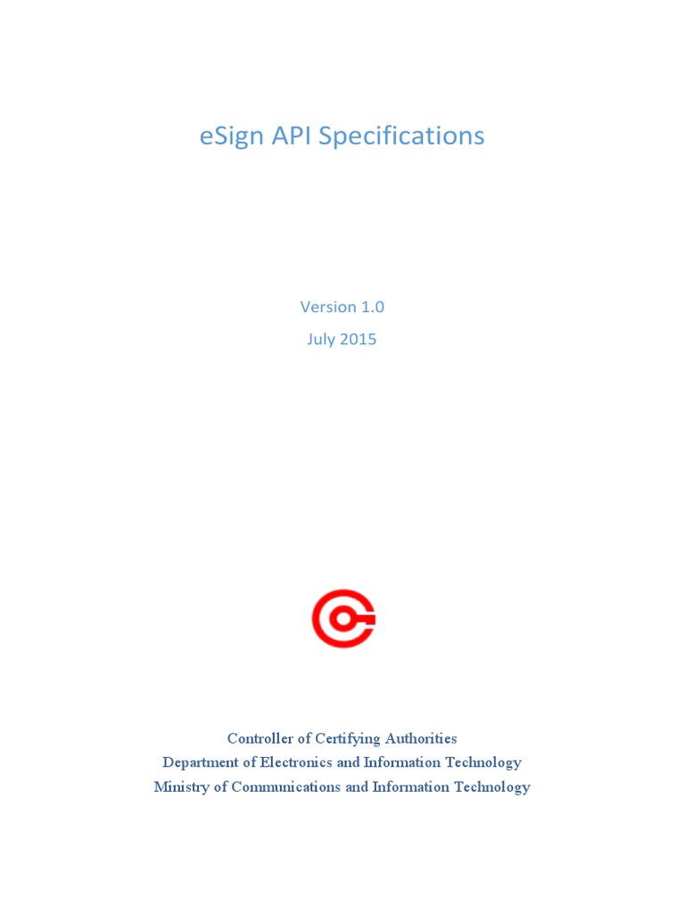 eSign-API v1.0 | Download Free PDF | Authentication | Public Key ...