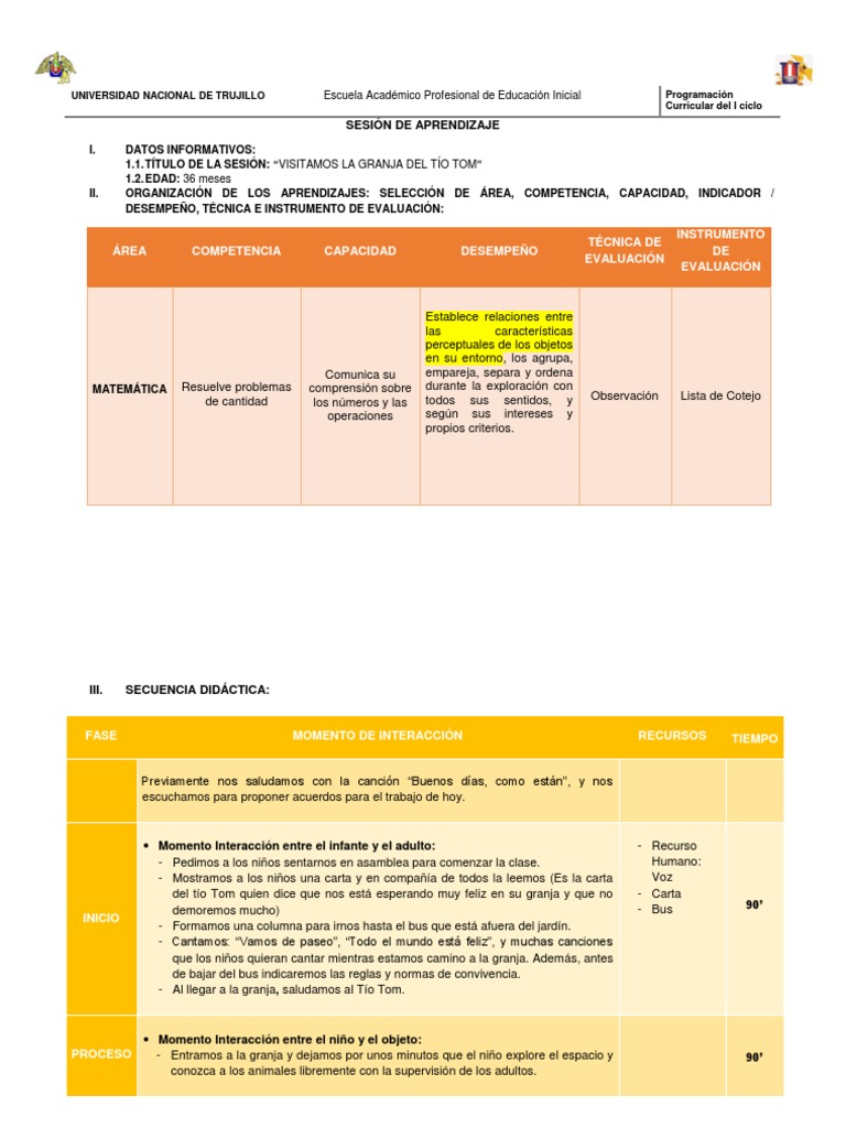 Clase Paseo | PDF | Jardín de infancia | Cognición