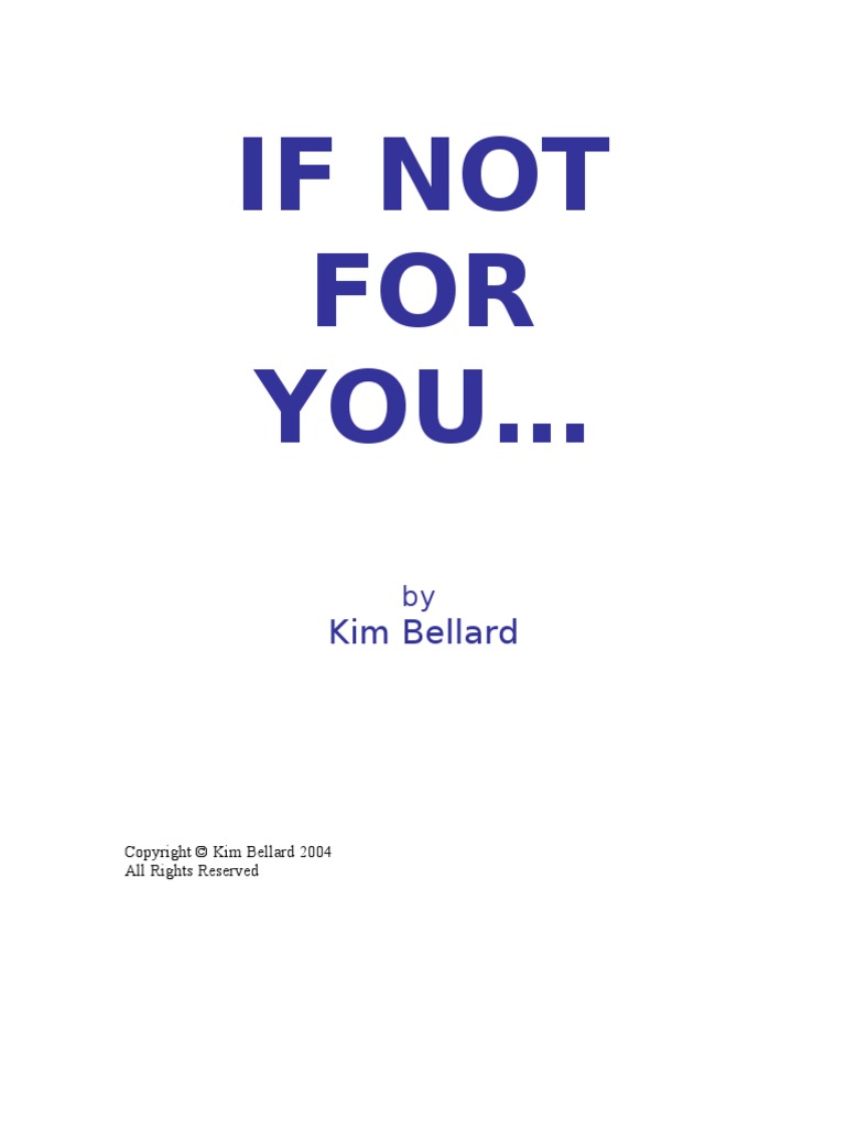 If Not For You | PDF | Sleep