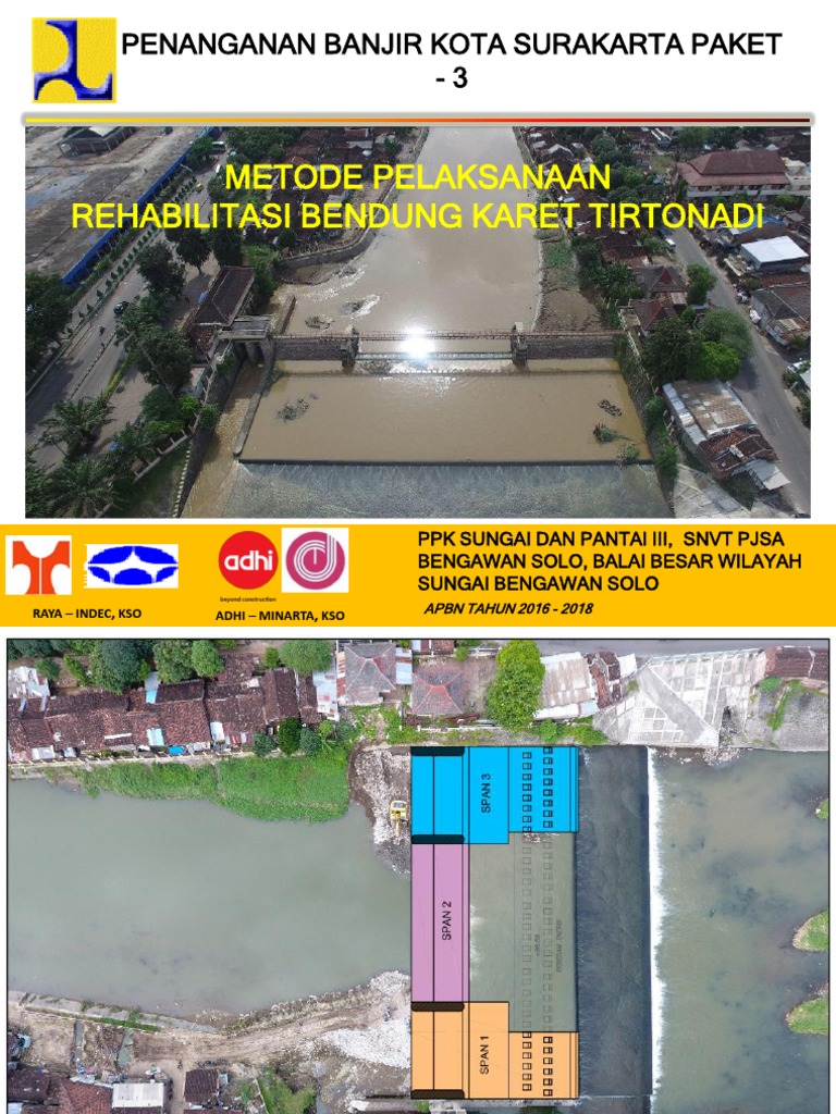 Metode Pelaksanaan Bendung Karet | PDF