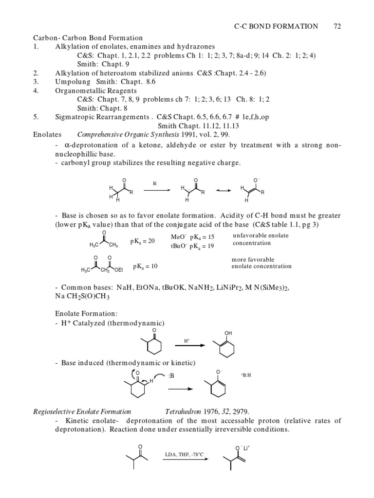 Carbon-Carbon Bond Formation: Comprehensive Organic Synthesis 1991, Vol ...