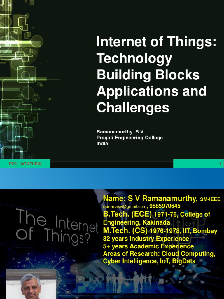 IoT - Building Blocks, Applications and Challenges | PDF | Internet Of ...