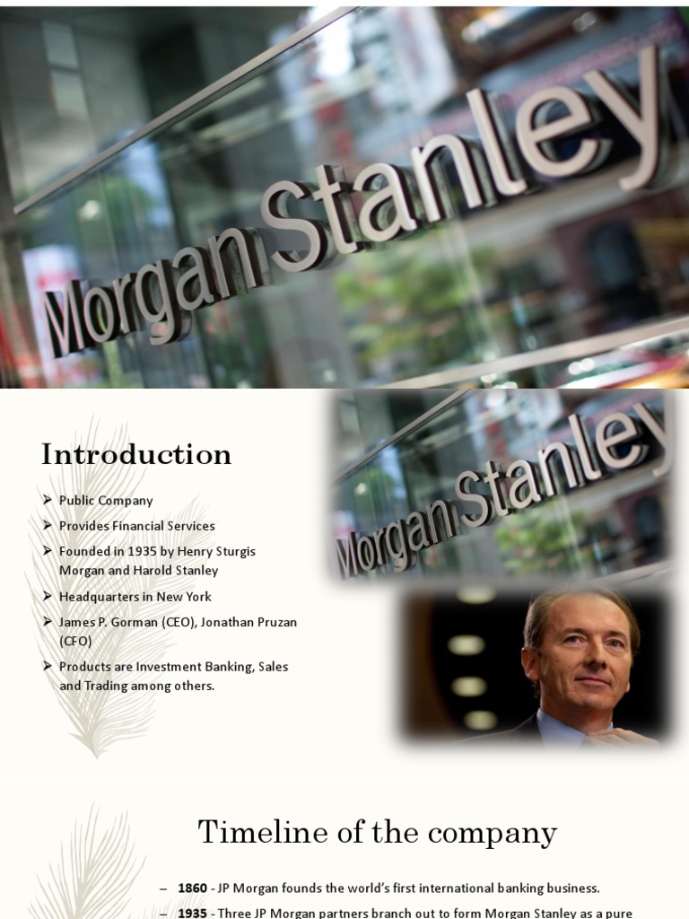 Morgan Stanley | PDF | Morgan Stanley | Investment Banking