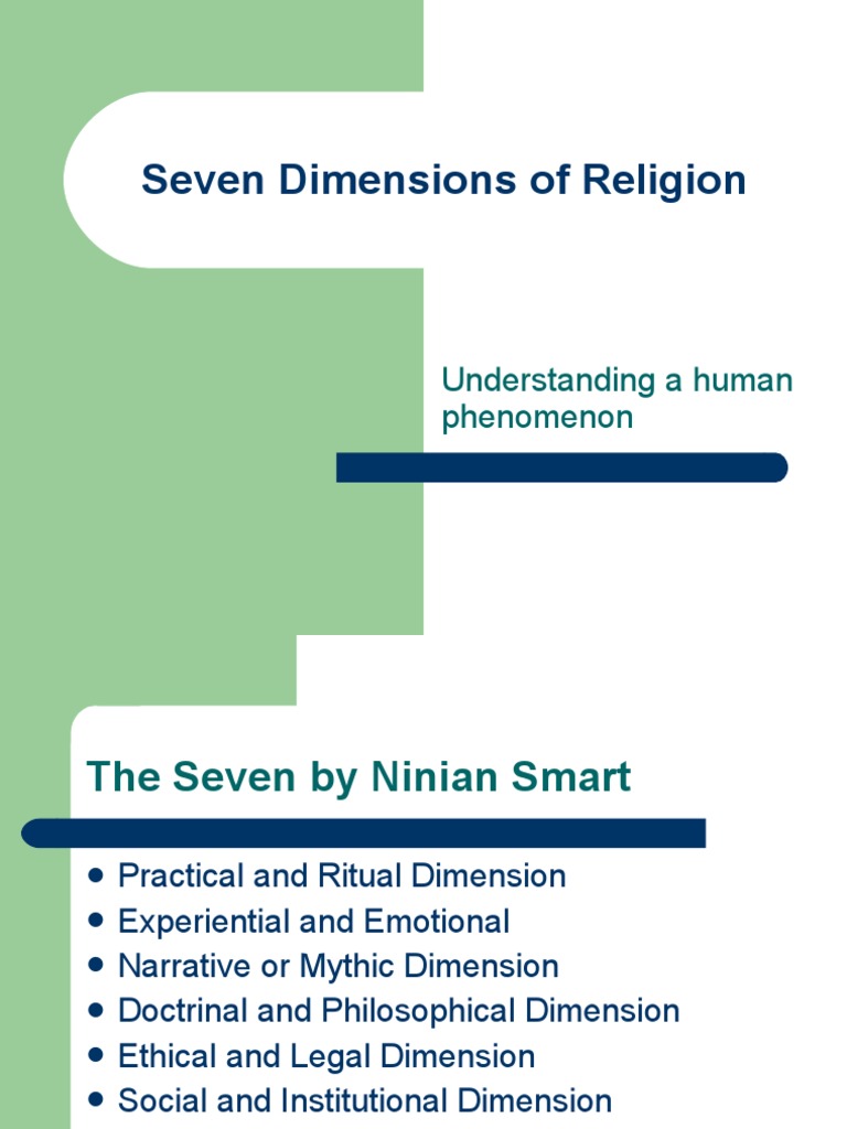 Seven Dimensions of Religion: Understanding A Human Phenomenon | PDF ...