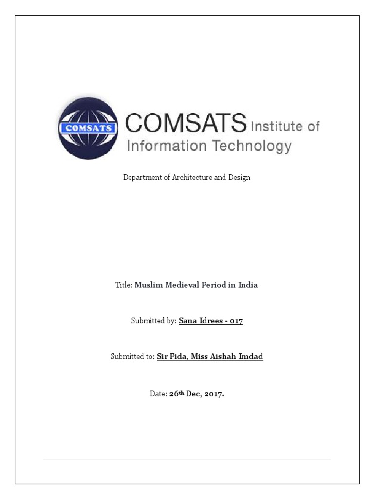 department-of-architecture-and-design-muslim-medieval-period-in-india