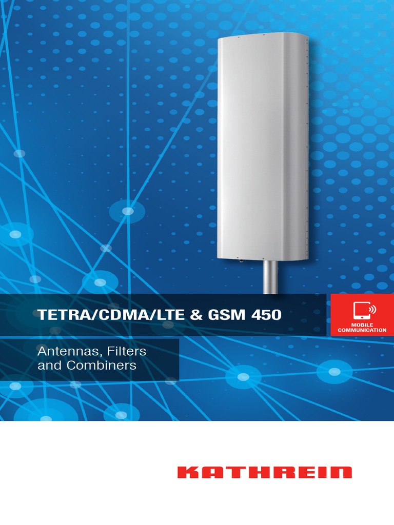 Tetra-Cdma & GSM 450 | PDF | Gsm | Electronic Filter