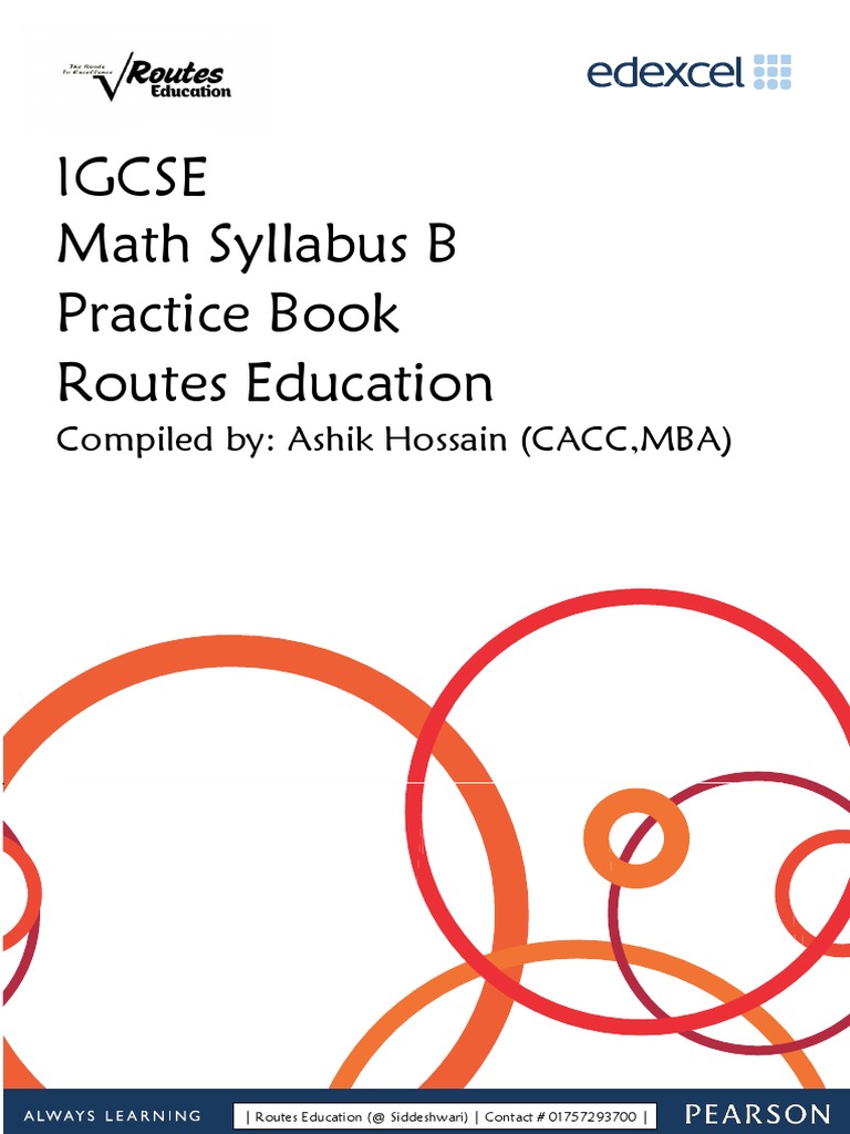 IGCSE Math B Topic Wise | PDF | Factorization | Equations